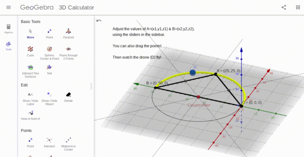 Math Behind the DroneBlocks Curve Command | DroneBlocks