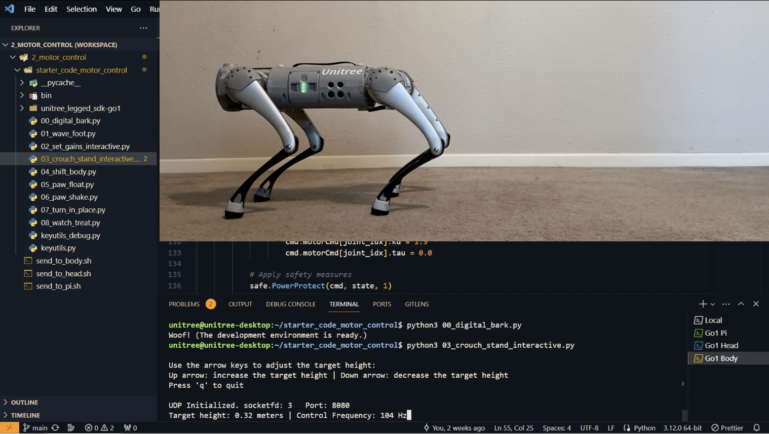 NEW COURSE! Unitree Go1 Low-Level Motor Control | DroneBlocks